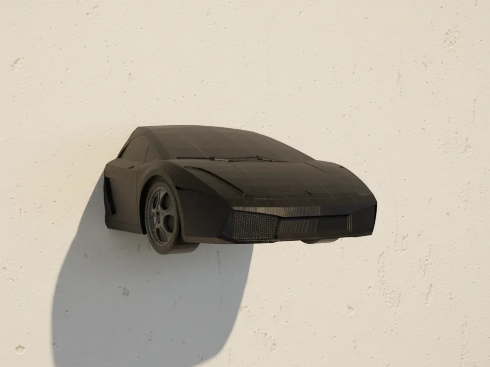 Lamborghini Gallardo Wall Art - Front View - Free 3D Print Model ...