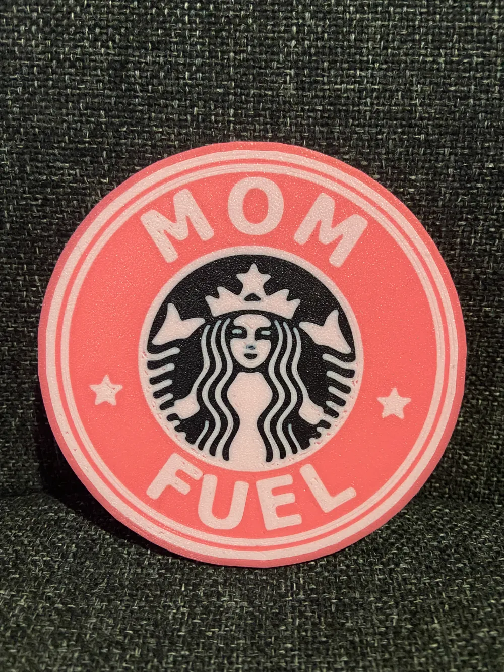 MOM FUEL Coaster Fits BIG Cups by Morganja - MakerWorld