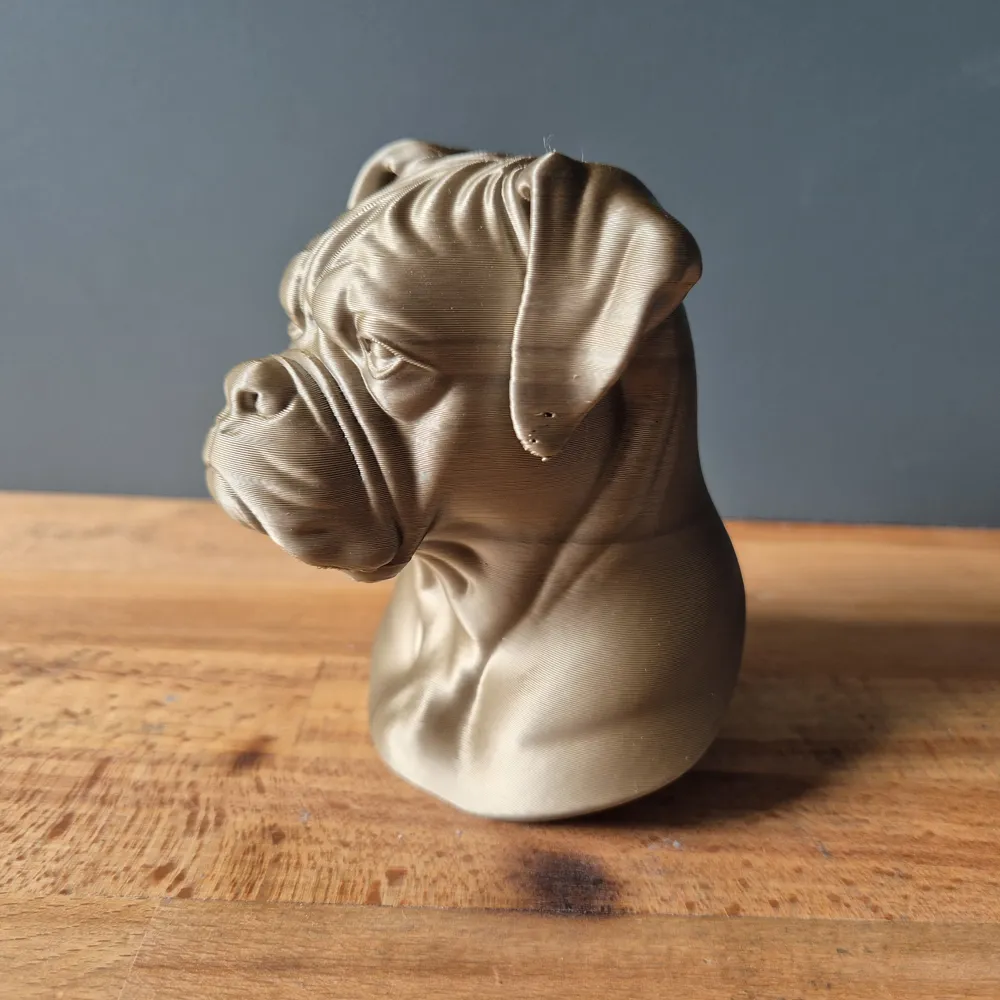 Boxer Bust – Realistic Dog Sculpture by Mr.Jay MakerWorld: Download ...