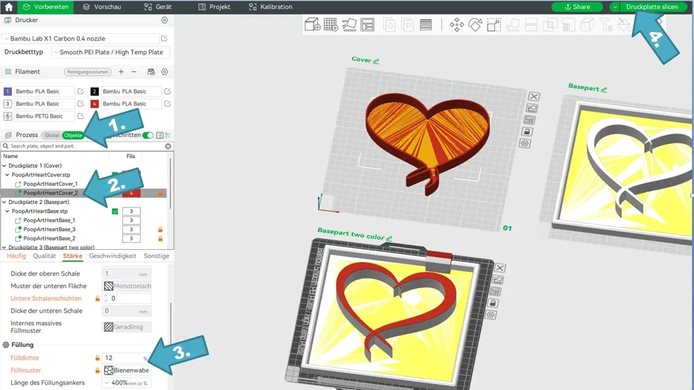 Filament Poop Heart by DocLex - MakerWorld