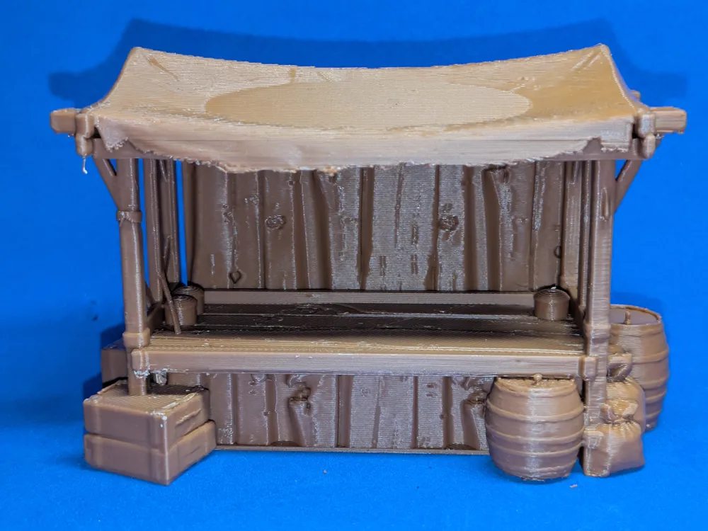 empty miniature market stalls - Free 3D Print Model - MakerWorld