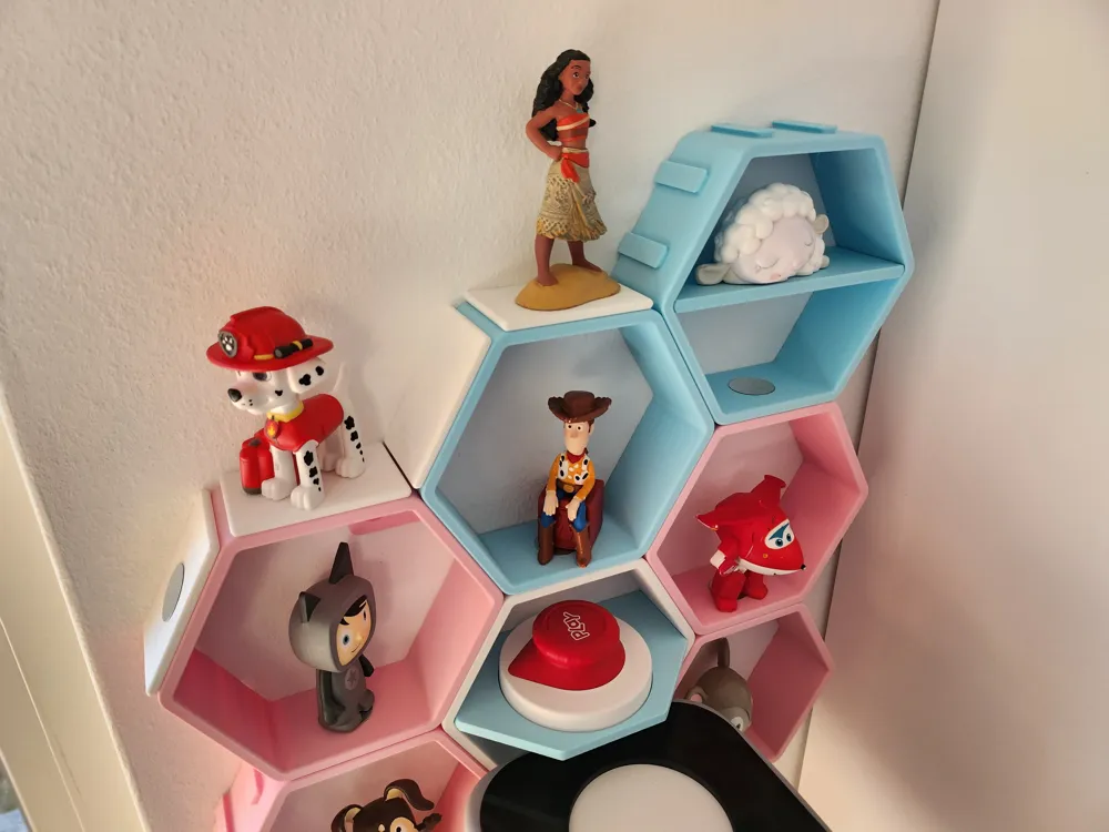 Toniebox & Tonie Regal Waben mit Zubehör – Kostenloses 3D-Druckmodell ...