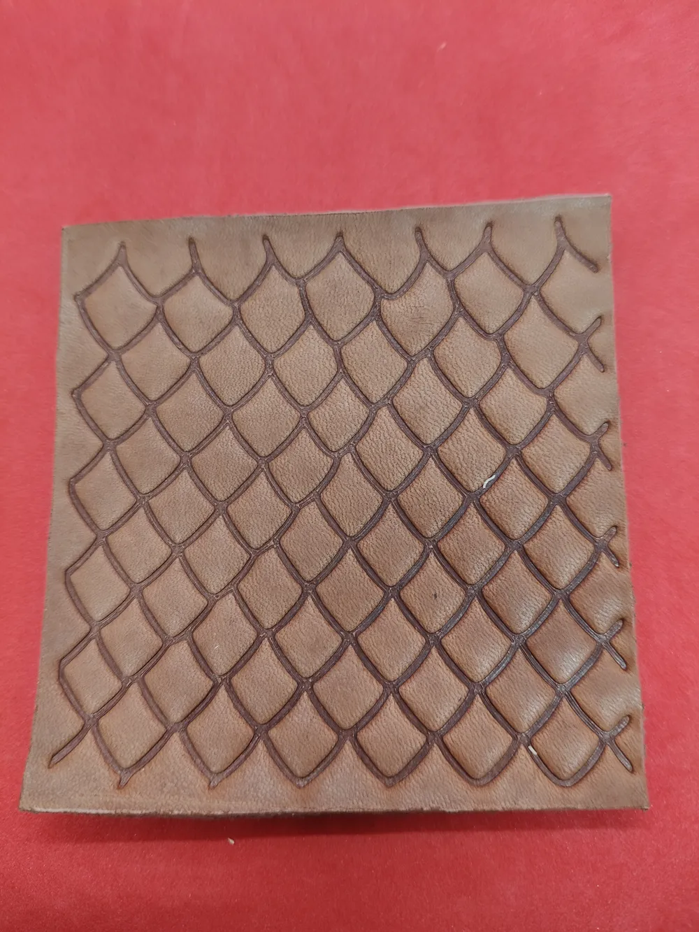Dragon Scale Pattern Stamp (Leather Embossing) - Free 3D Print Model ...