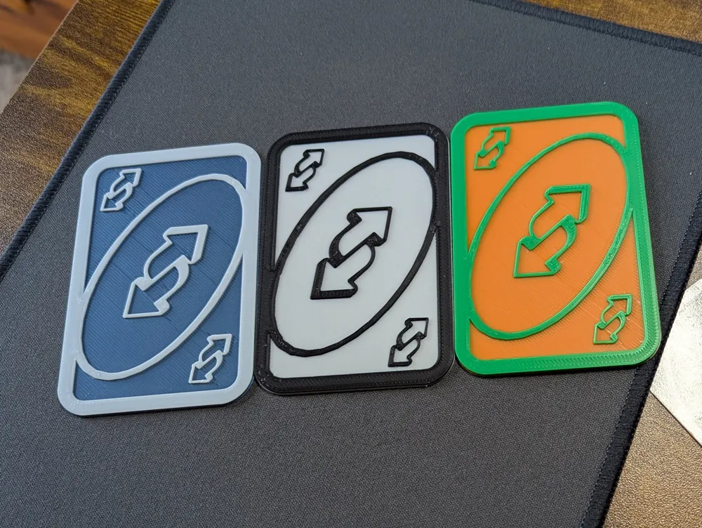 Reverse Card, UNO Reverse, AMS / No AMS by scottg MakerWorld: Download ...