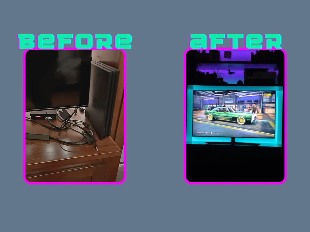 Stealth PS4 Pro Mount by Gabb.99 - MakerWorld