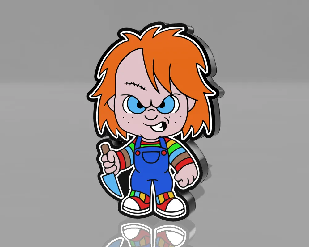 Chucky Lightbox LED Lamp by Atelier 3D - MakerWorld