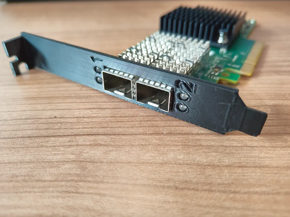 PCIe Full size bracket for Mellanox ConnectX-4 by Fisz - MakerWorld