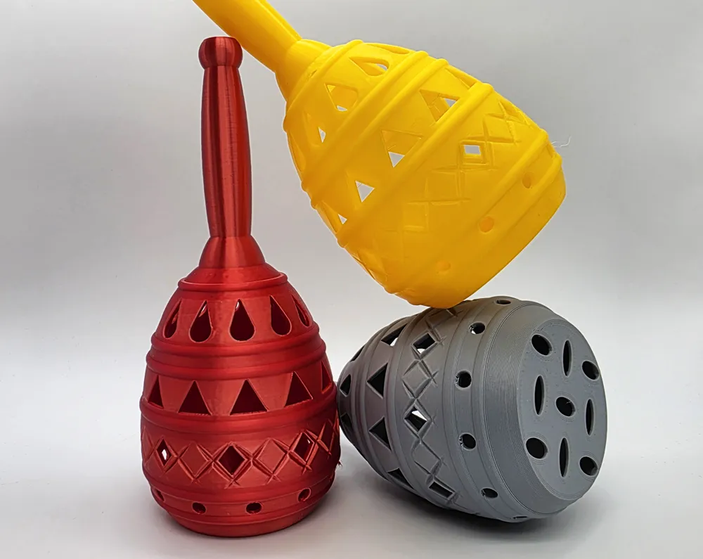 Print in Place Maraca - NO SUPPORTS - 2025 Edition by Triple G Workshop ...