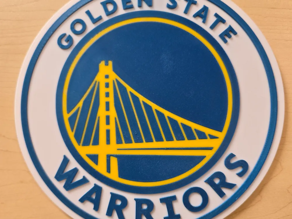 Golden State Warriors wall art - Free 3D Print Model - MakerWorld