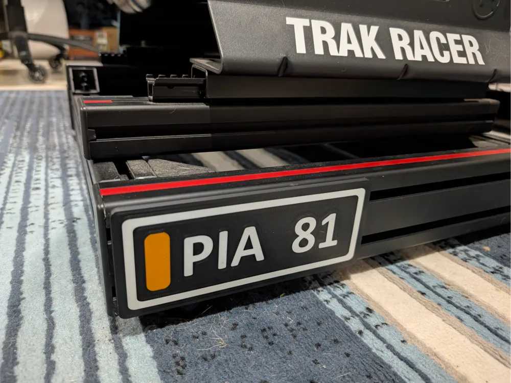 F1 Name Plate Sim Racing Suit Alloy Extrusion by Rob Adams MakerWorld ...