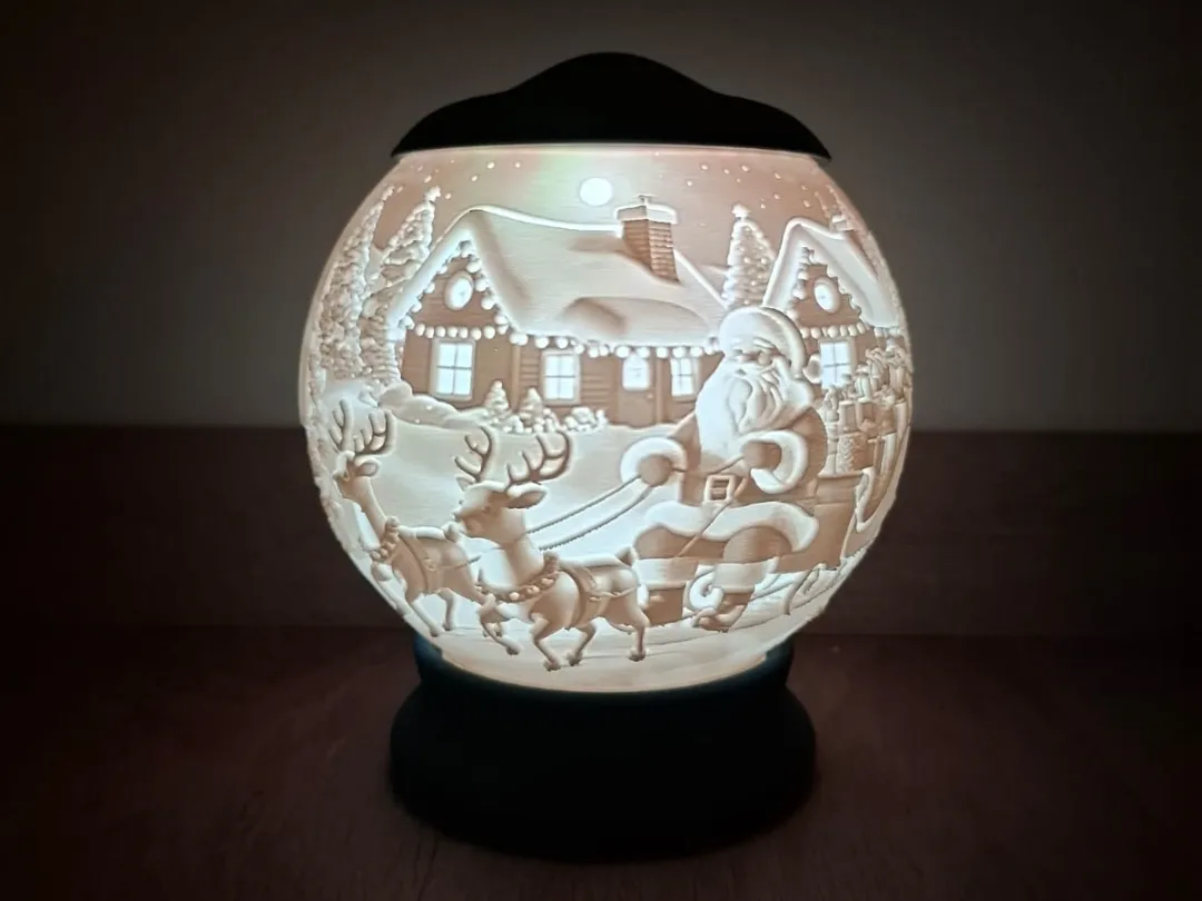Lithophane - Christmas 02 - Free 3D Print Model - MakerWorld