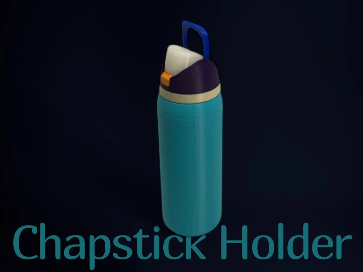 Owala Style Chapstick Holder Keychain - Free 3D Print Model - MakerWorld