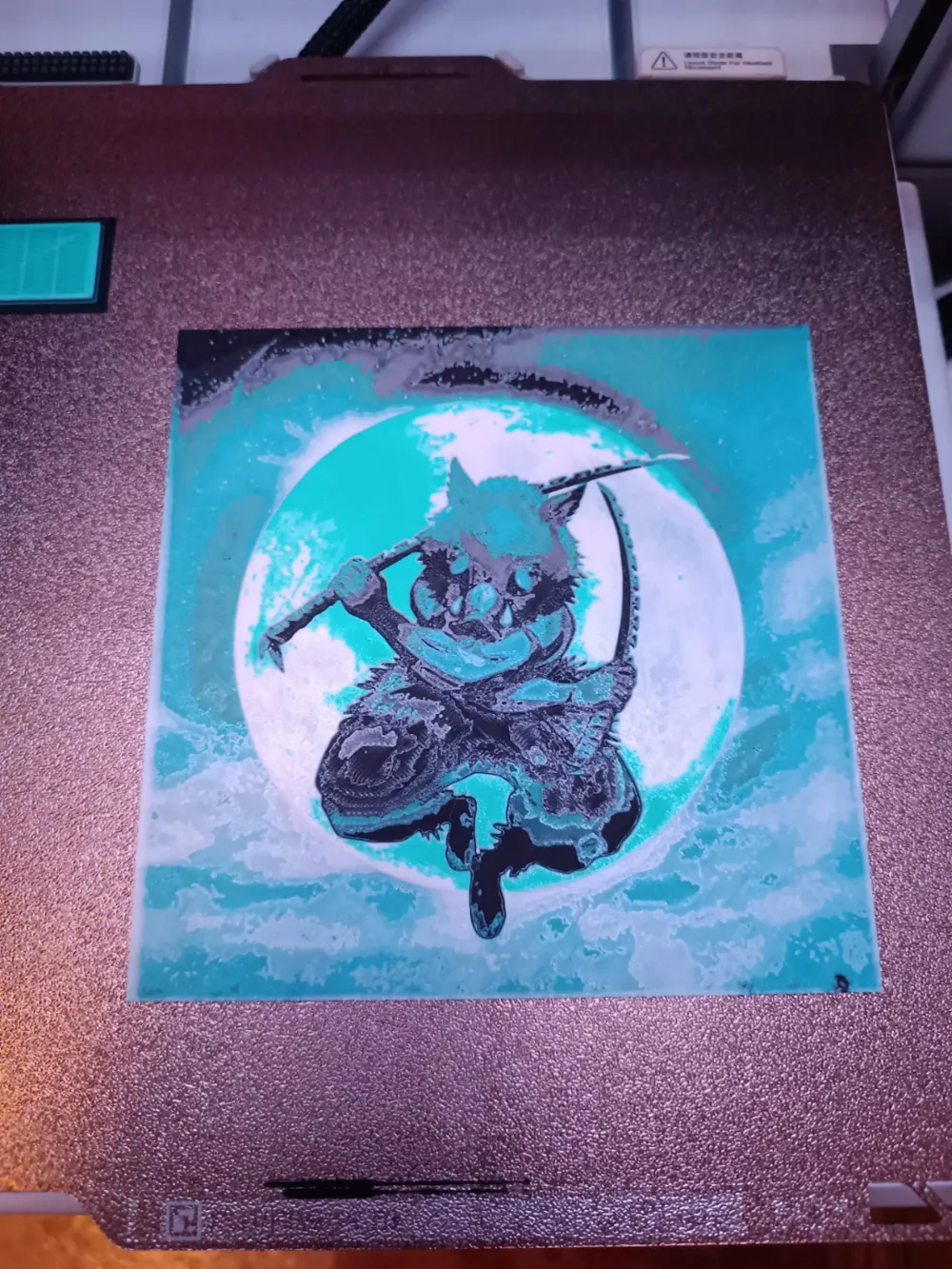 HueForge Inoske Night Moon - Free 3D Print Model - MakerWorld