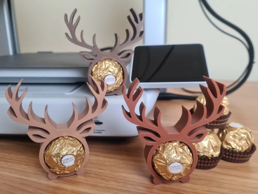 Ferrero Rocher Rentier – Kostenloses 3D-Druckmodell – MakerWorld