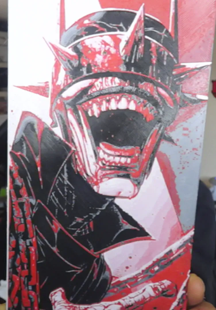 Laughing Batman - Hueforge by Luishimaru MakerWorld: Download Free 3D ...