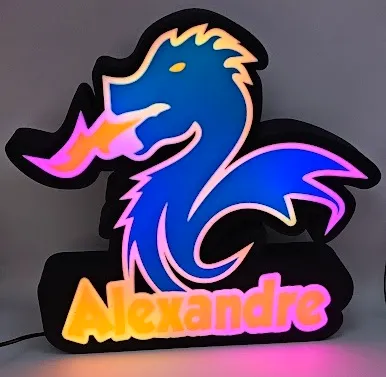 Porto Name Lamp by NFORCE3D - MakerWorld