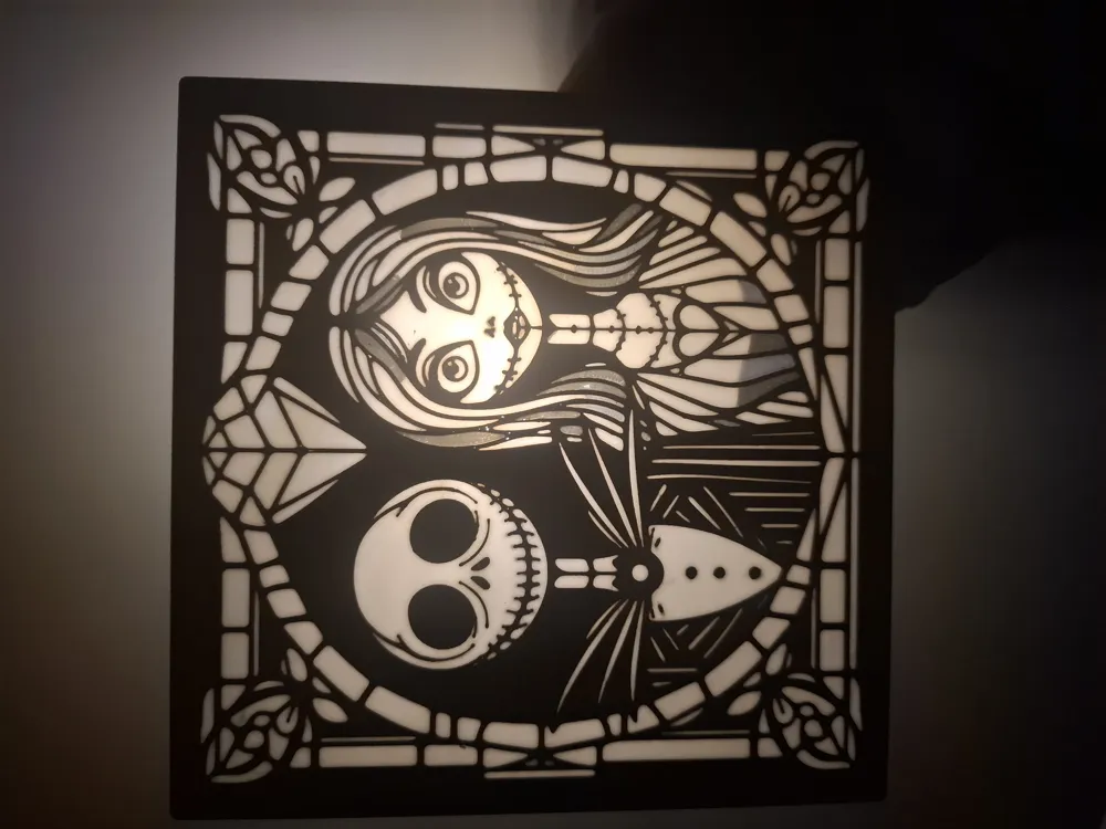Nightmare before christmas lightbox by dinkydoo10 MakerWorld: Download ...