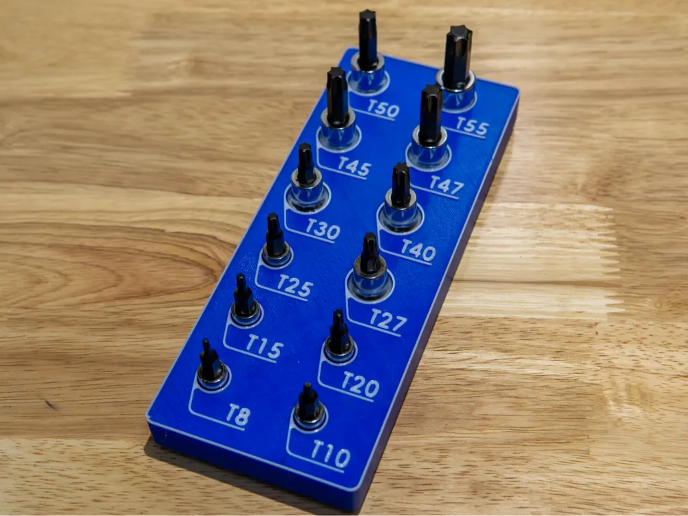 Gridfinity Harbor Freight Icon Torx Socket Set by DontknowaSTEP ...