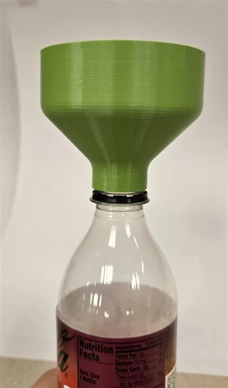 PET Bottle Funnel V2! - Free 3D Print Model - MakerWorld