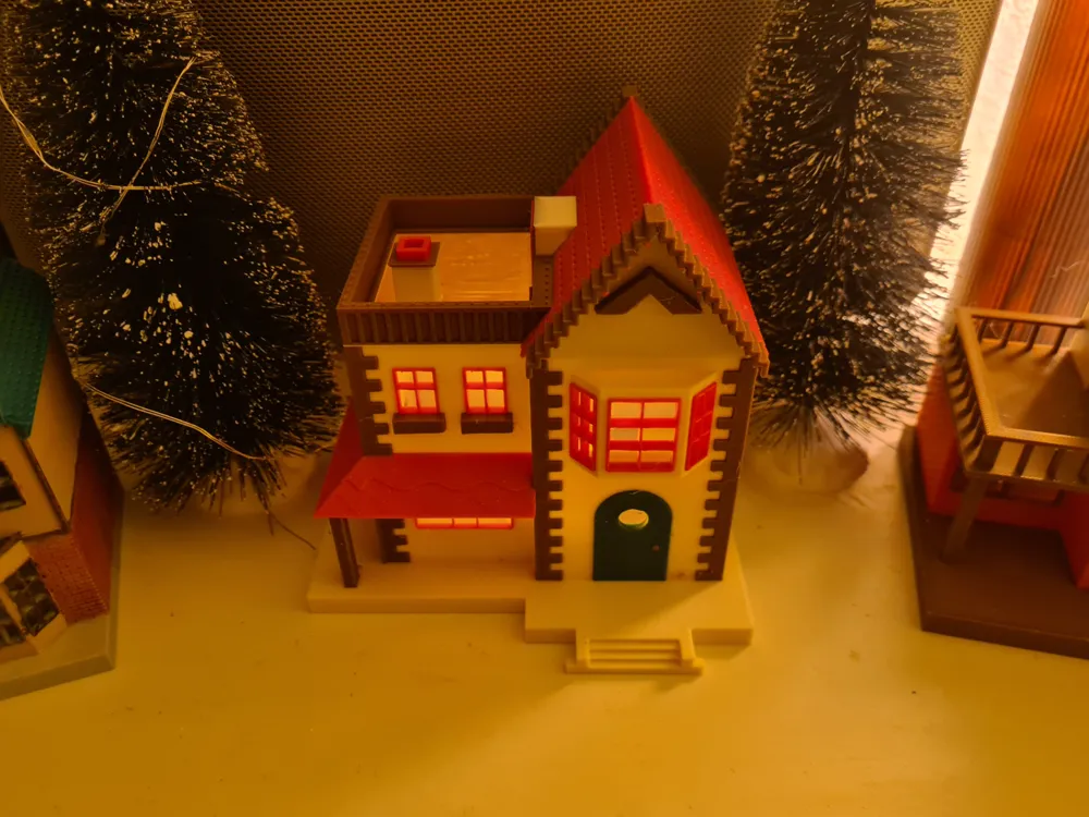 christmas house by Victor7199 MakerWorld: Download Free 3D Models