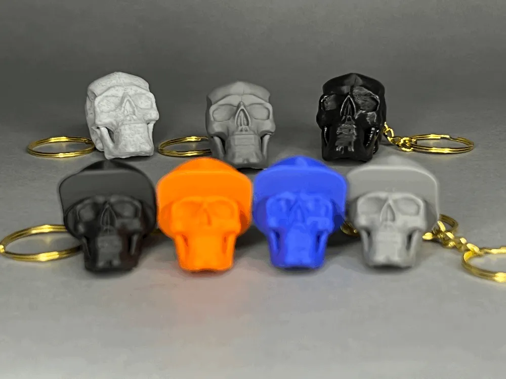 Skull keychains (Commercial use) by vlad_kzmnk MakerWorld: Download ...
