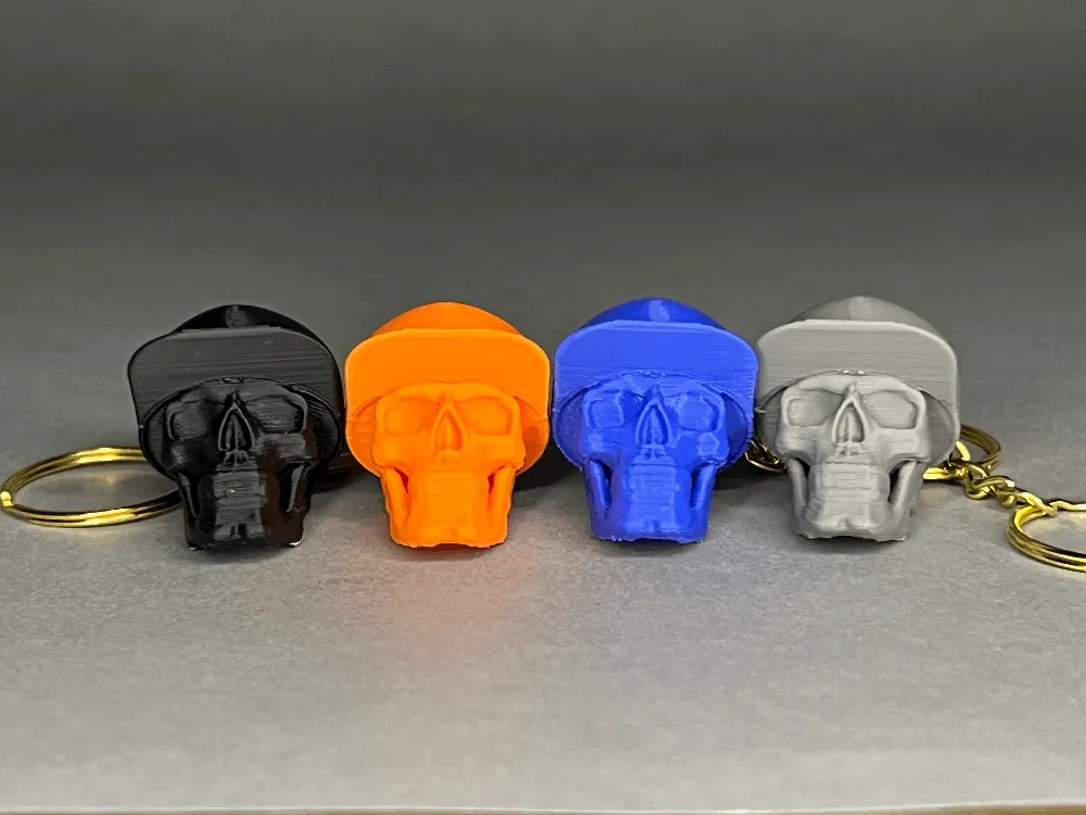 Skull keychains (Commercial use) - Free 3D Print Model - MakerWorld
