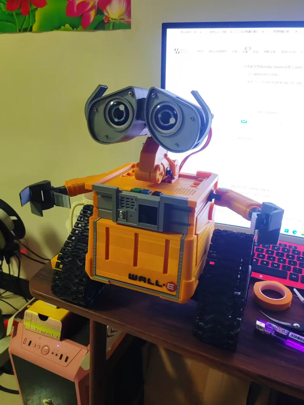 WALL-E robot that 3D prints everything - Free 3D Print Model - MakerWorld