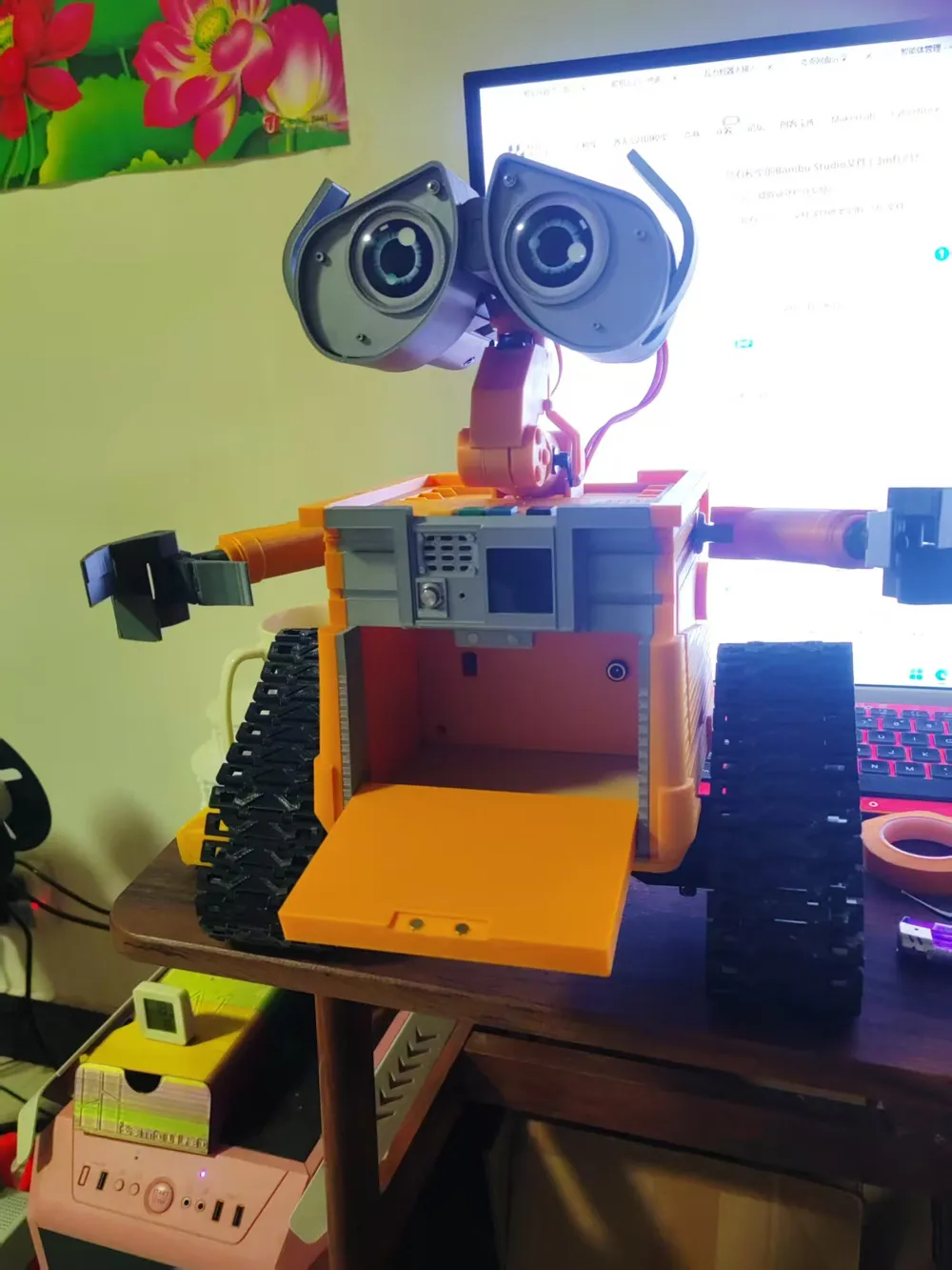 WALL-E robot that 3D prints everything - Free 3D Print Model - MakerWorld
