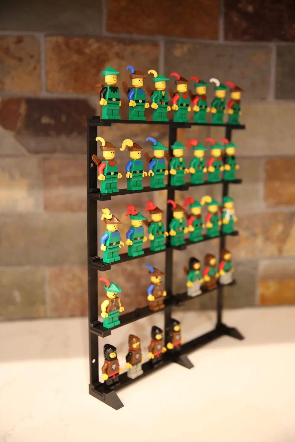 Brick minifig display anti leg crack - Free 3D Print Model - MakerWorld
