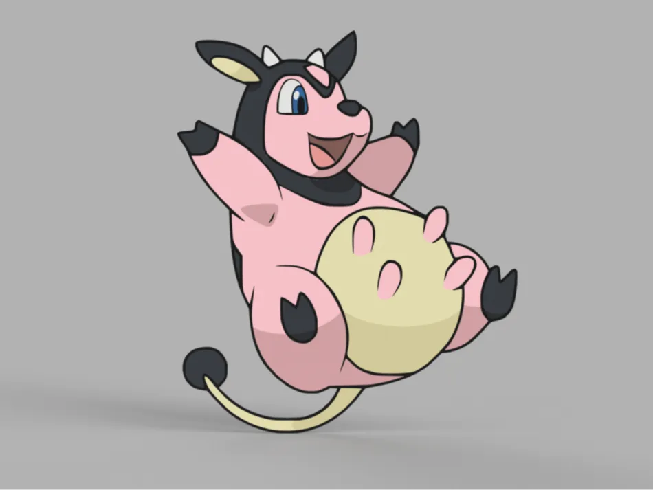 Miltank Wall Art by Sitsero - MakerWorld