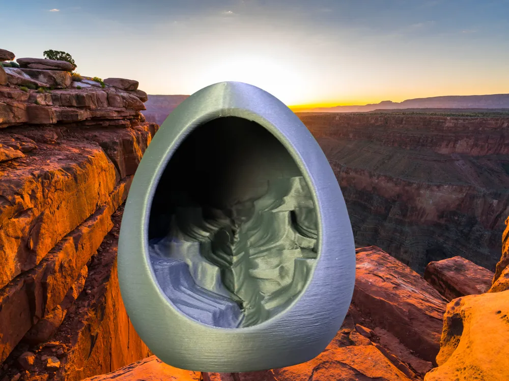 Eggscape: Grand Canyon by PDFYYC MakerWorld: Download Free 3D Models