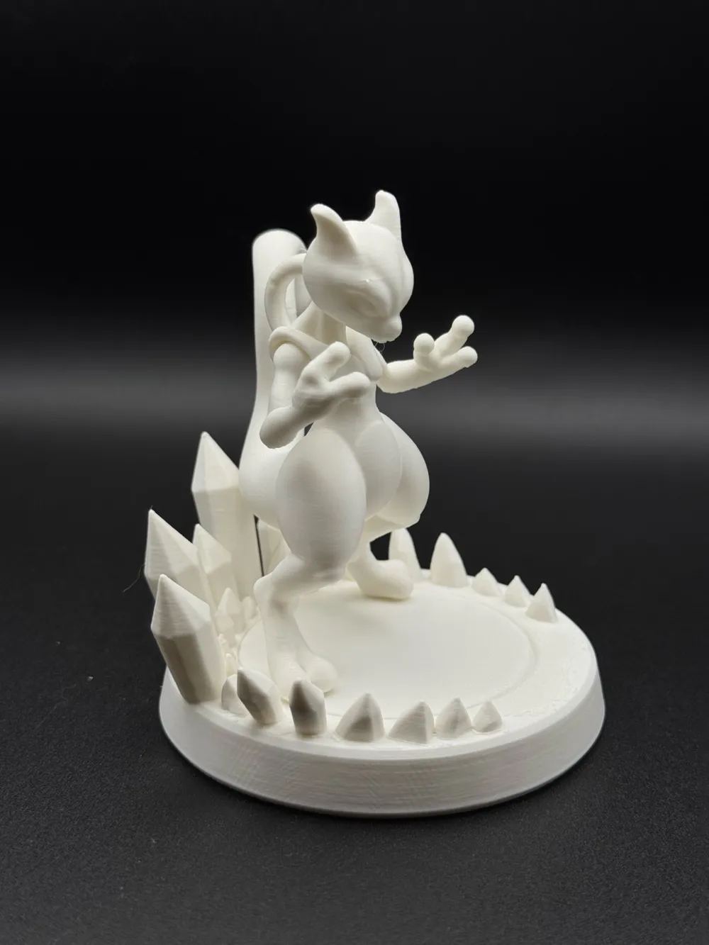 Improved Mewtwo with separate base - Free 3D Print Model - MakerWorld