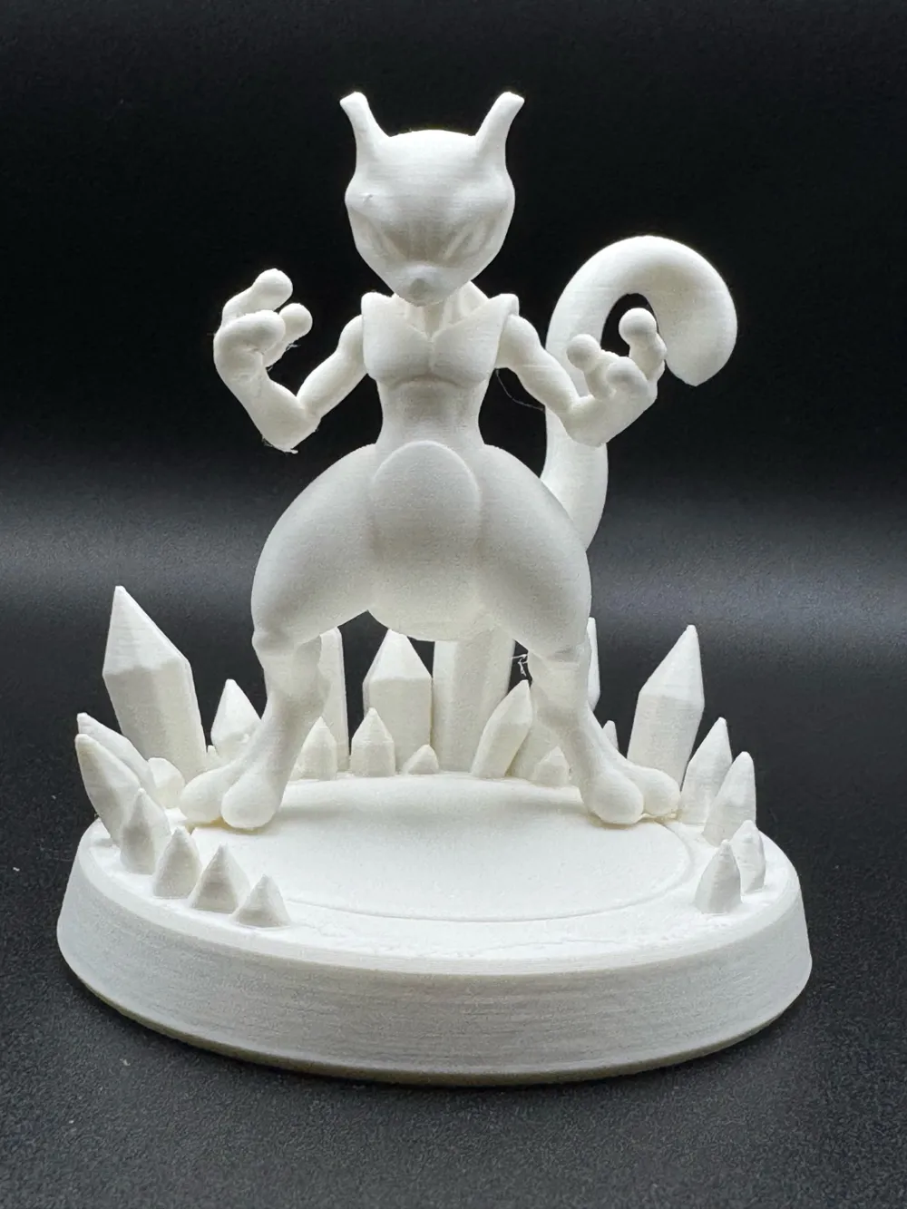 Improved Mewtwo with separate base - Free 3D Print Model - MakerWorld