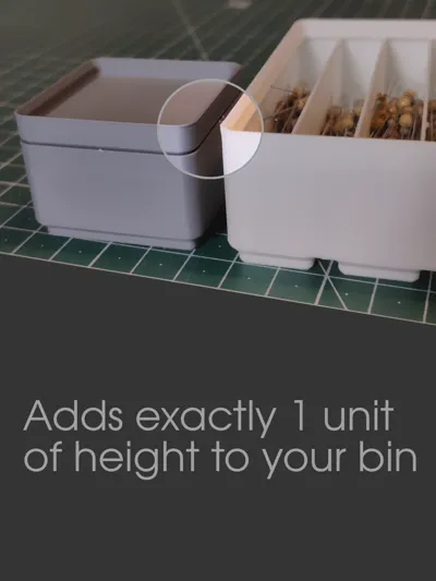 ANYLID — Click-Lock Stackable Lid for Gridfinity by rngcntrMakerWorld ...