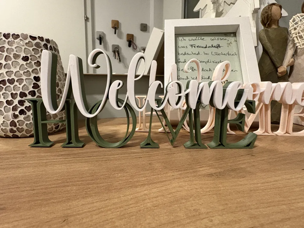 Willkommen Zuhause – Kostenloses 3D-Druckmodell – MakerWorld