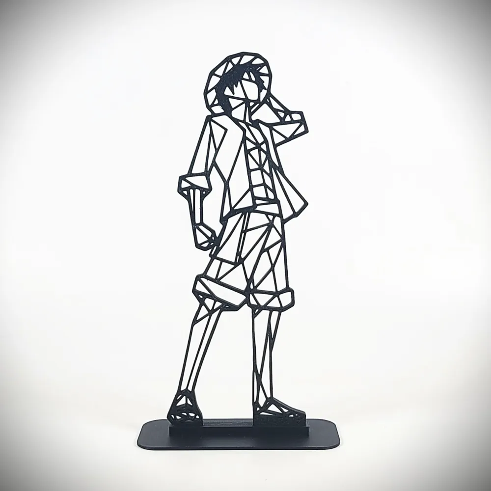 Geometric Low Poly Luffy - One Piece by PhaseworksCA MakerWorld ...