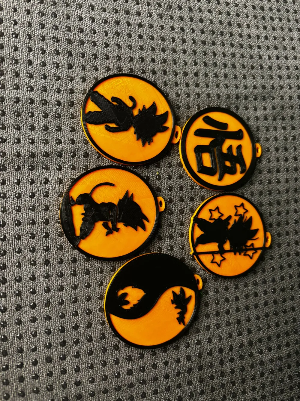 Dragon Ball Keychain Pack - Free 3D Print Model - MakerWorld