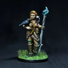 Muriel, Druid of the Plains DnD miniature Remixed by Darkwing - MakerWorld