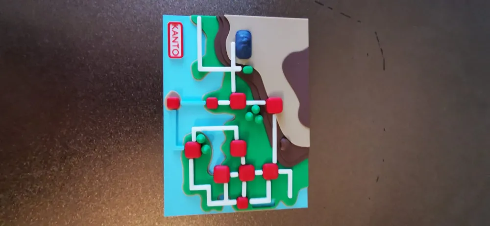 Kanto Pokémon map by Lolly MakerWorld: Download Free 3D Models