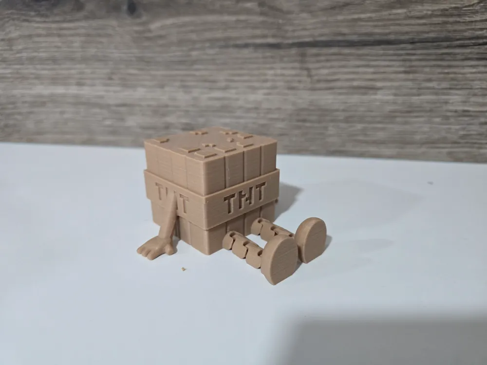TNT Minecraft - Articulated legs by 3Devil MakerWorld: Download Free 3D ...