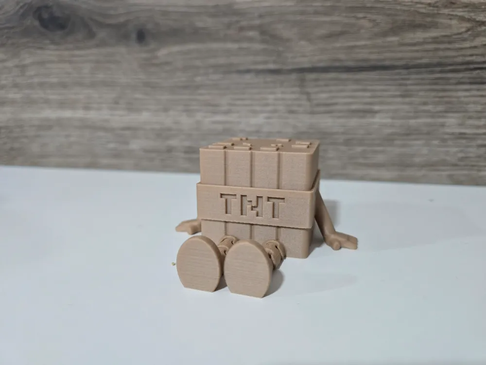 TNT Minecraft - Articulated legs by 3Devil MakerWorld: Download Free 3D ...