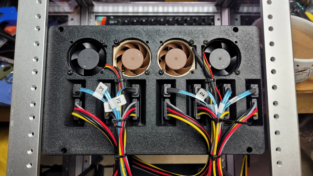 Seven bay NAS shelf for 10 inch mini rack, 3U by RagingRoosevelt ...