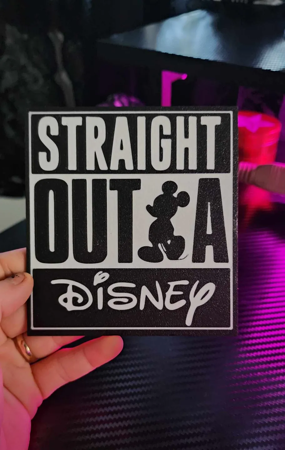 Straight Outta Disney 2D wall art by OuijaWitch3D MakerWorld: Download ...