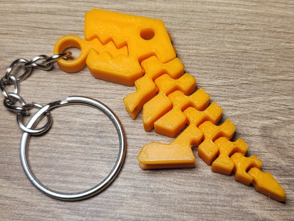 Rex Key Chain - Free 3D Print Model - MakerWorld