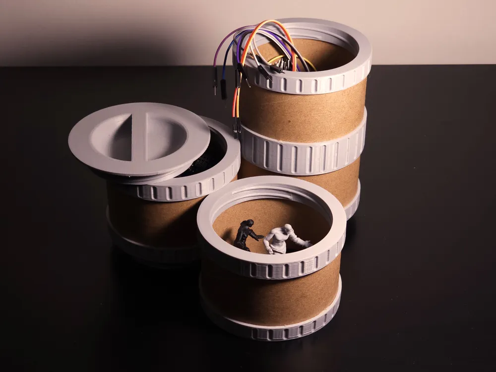 Modular Stackable Spool Containers by YigitMakerWorld: Download Free 3D ...