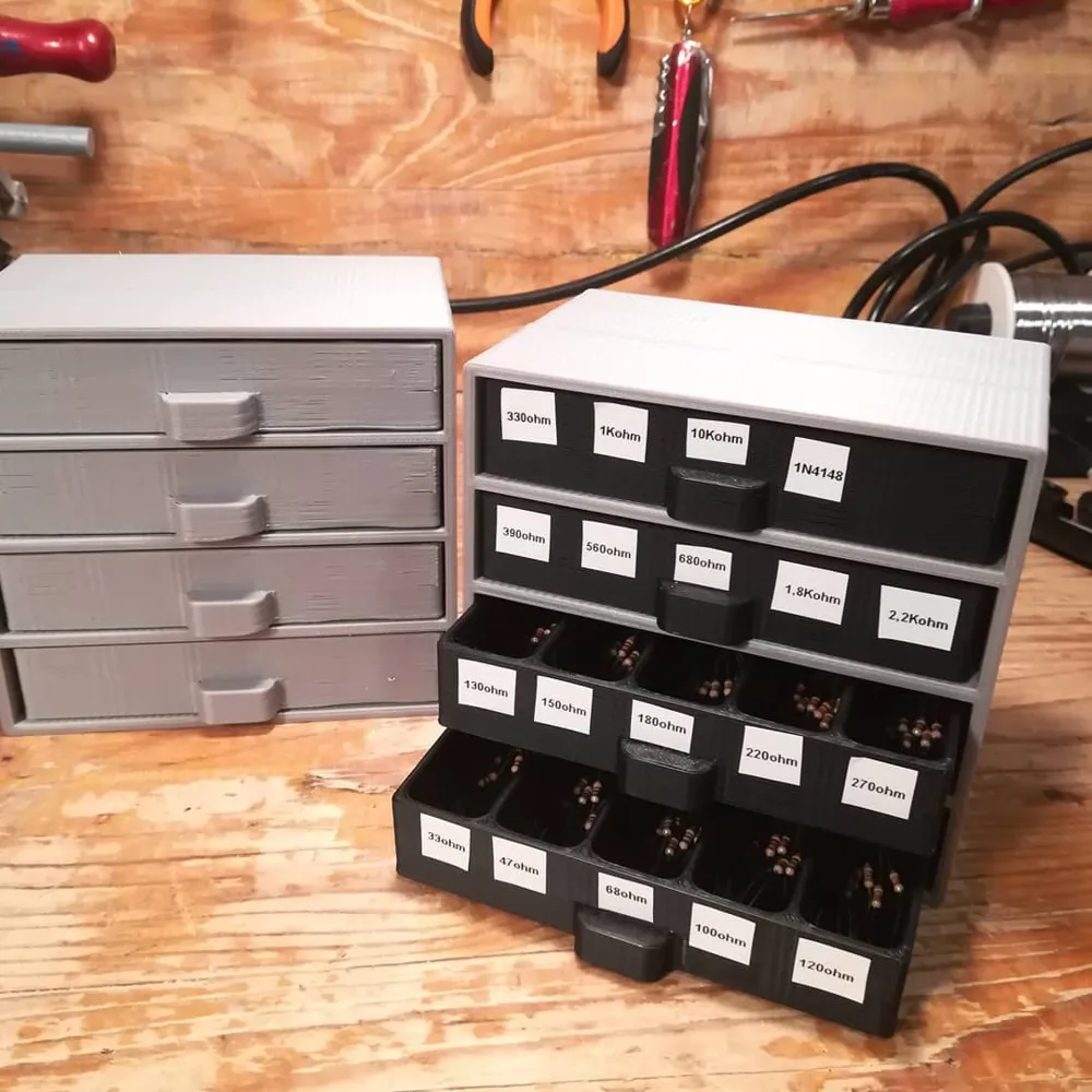 Electronic components storage by steve.projects MakerWorld: Download ...