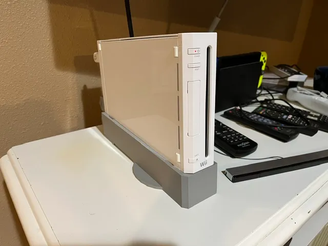 Wii Vertical Stand - Free 3D Print Model - MakerWorld