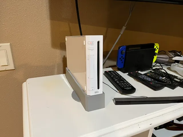 Wii Vertical Stand Remixed by OzZi MakerWorld: Download Free 3D Models