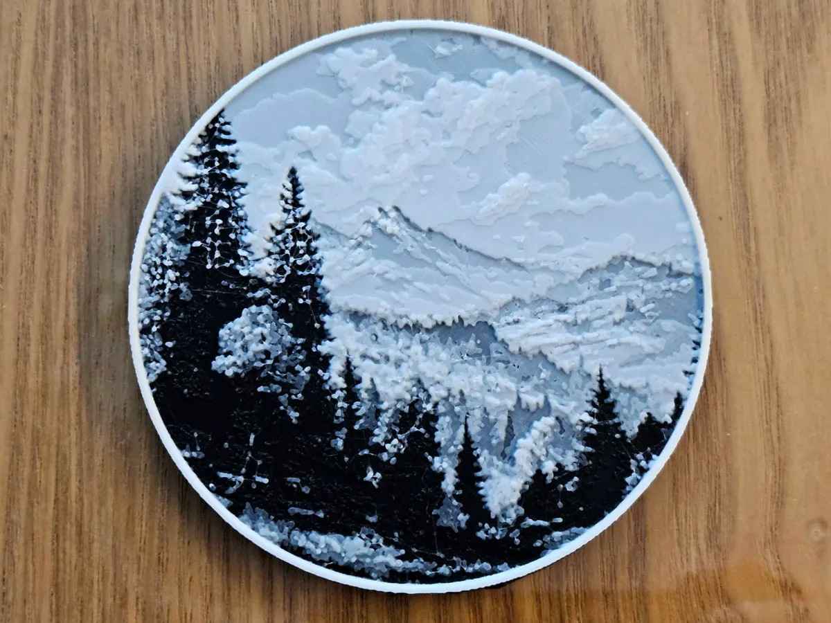 Forested Valley Coaster - Free 3D Print Model - MakerWorld