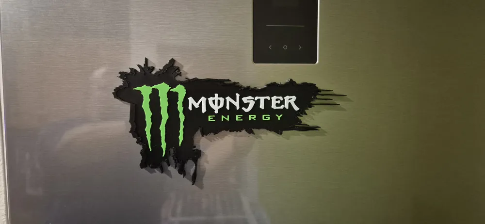 Monster energy magnet - Free 3D Print Model - MakerWorld
